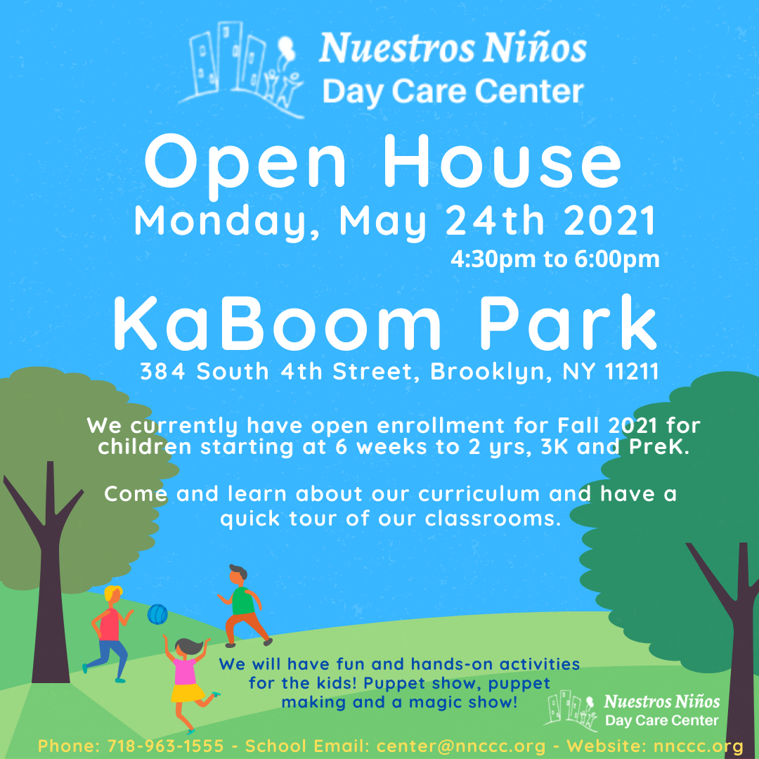 Fall 2021 Open House for PreK - Nuestros Niños